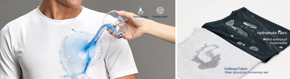 Hydrophobic T-Shirt | Waterproof T Shirt | OEM T Shirt | China Suppliers